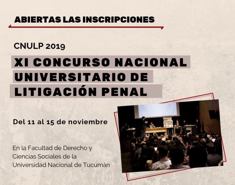 Xi Edición Del Concurso Nacional Universitario De Litigación Penal